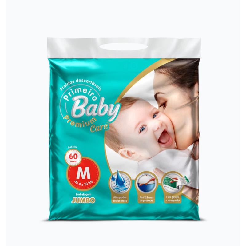 Fralda Descartavel Premium Care Primeiro Baby Top Direto Da Fabrica ...