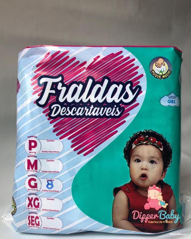 Fralda Dipper Baby 10 Unidades Tamanho P - Fralda Descartável ...
