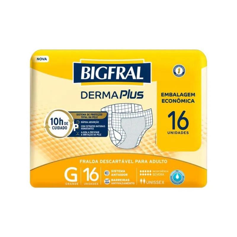 Fralda Geriat Bigfral Dermaplus Econ Tam G Pctc/16UN-20382-0 - Falcon ...