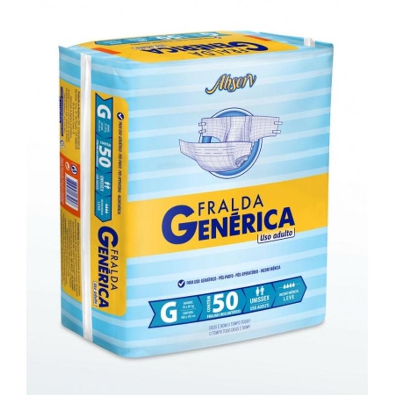 Fralda Geriatrica Adulto G 50 unidades - fralda Adulto - Fralda ...