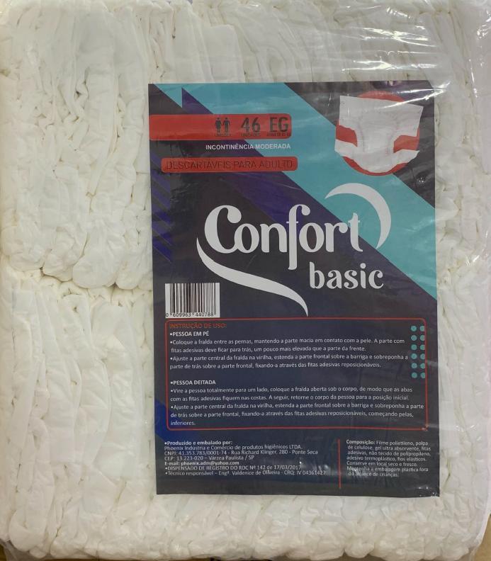 Fralda Geriátrica Confort Basic - Fralda Geriátrica - Magazine Luiza