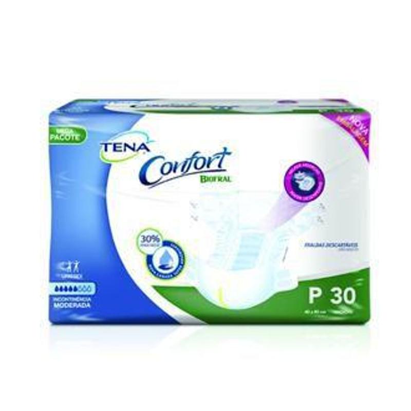 Fralda Geriatrica Tena Biofral Confort Tamanho P 30 Unidades - Fralda ...