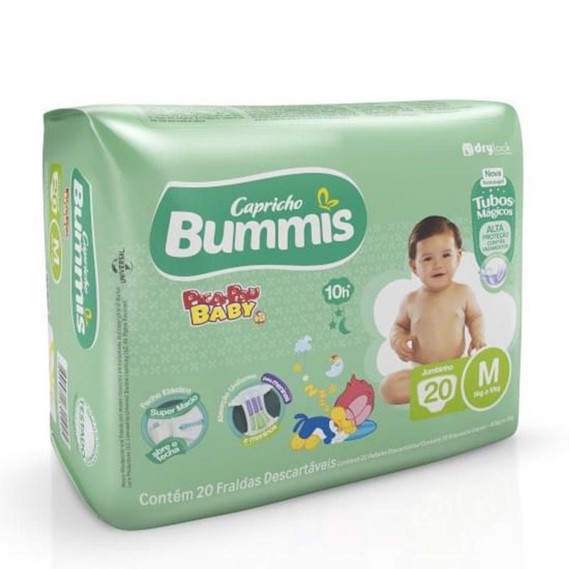 Fralda inf tubos pica pau jumbinho m20 - Bummis - Fralda Descartável ...