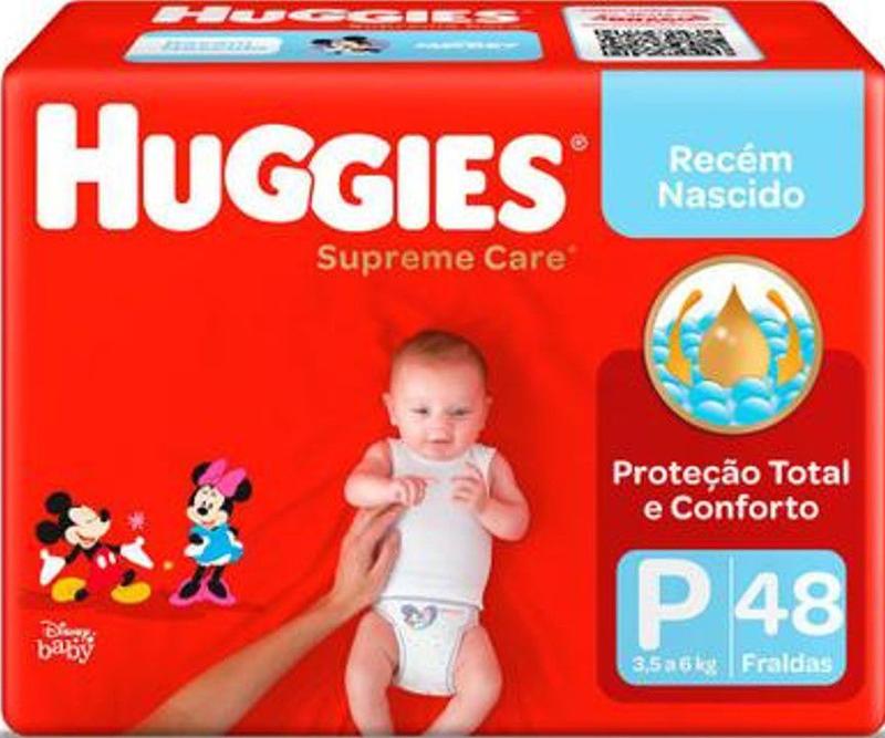 Fralda Infantil Huggies Supreme Care Mega - Fralda Descartável ...