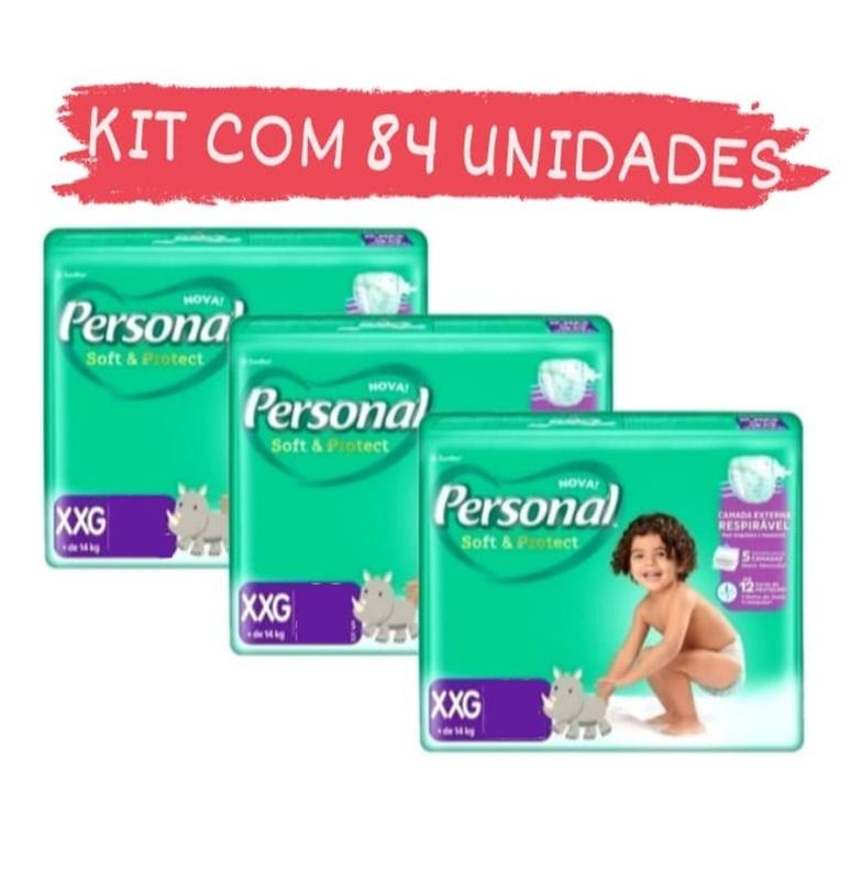 Fralda personal baby kit pacotão mega absorção super oferta - Fralda ...
