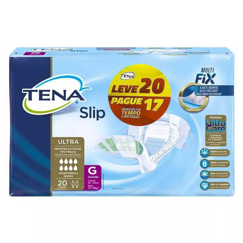 Fralda Tena Slip G Com 20 Unidades - Loja do Avô - Fralda Geriátrica ...