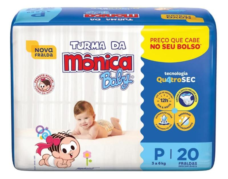 Fralda Turma Da Mônica Baby Jumbinho - Turma Da Monica - Fralda ...