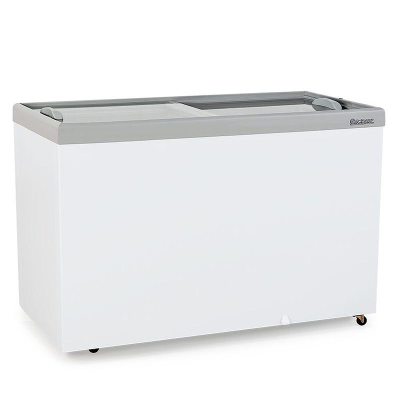 Freezer Horizontal GHDE-510 Dupla Ação 2 Tampas de Vidro deslizantes ...