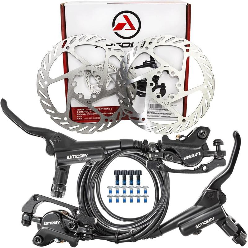 Freio A Disco Hidráulico Absolute Wild Disco 160mm Completo - Freio de ...