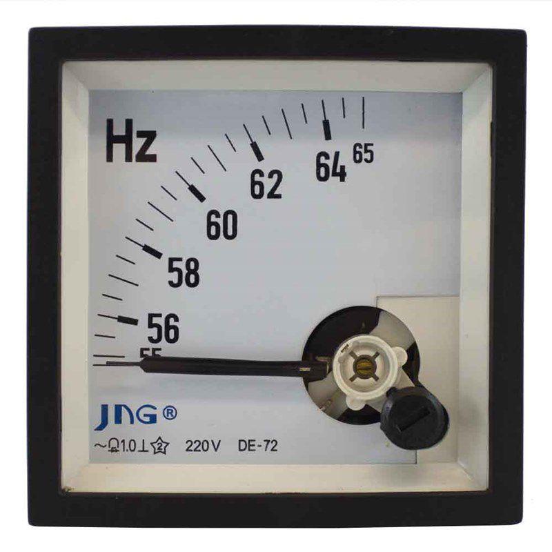 Frequencímetro Quadrado 72X72mm Com Ponteiro JNG - Relógio de Pulso ...