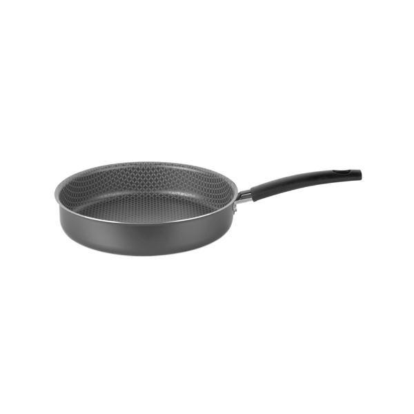 Frigideira alta em alumínio Multiflon Gourmet 22cm preta 55532 ...