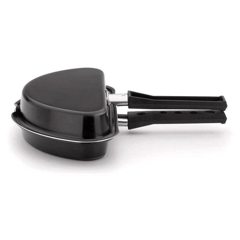Frigideira Dupla Meia-Lua Cor Preta Gourmet Marca Multiflon ...