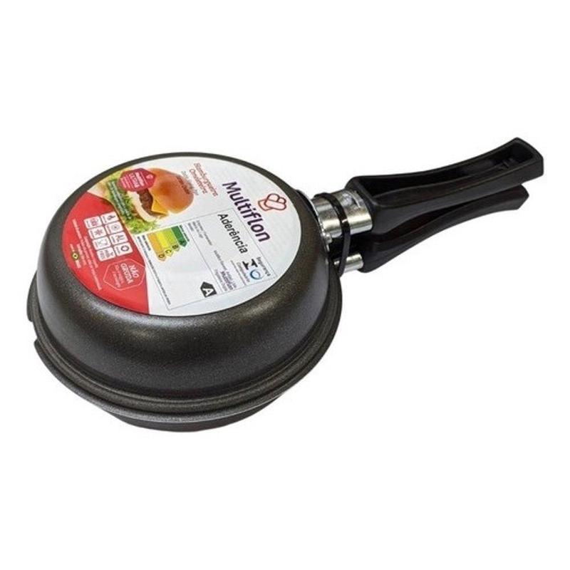 Frigideira Dupla Omeleteira Gourmet Antiaderente De Alumínio ...