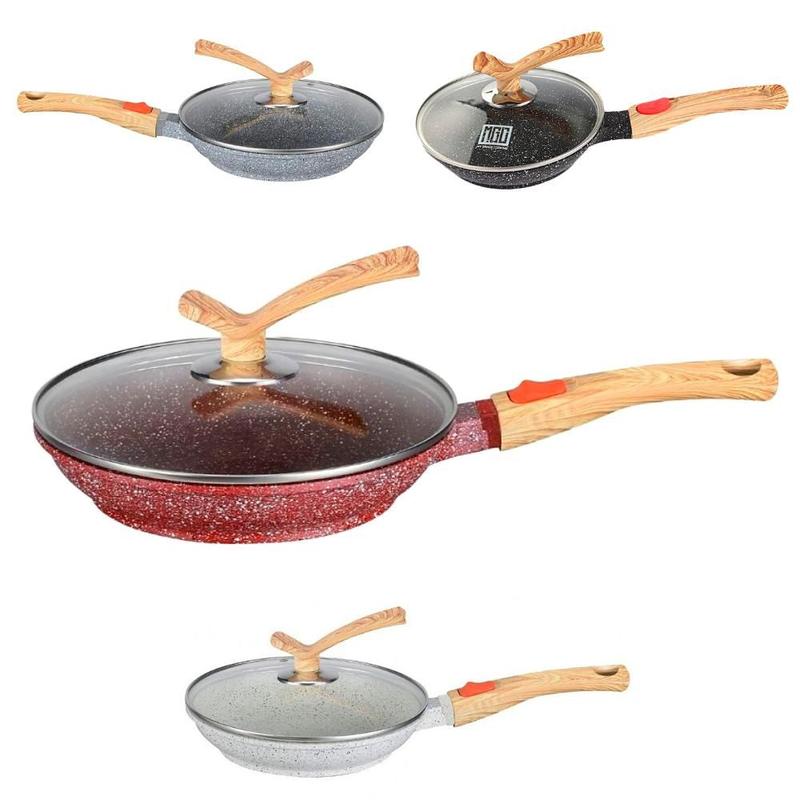 Frigideira Fritar Carne Frango Chef Revestimento Alumínio Fritar Janta ...