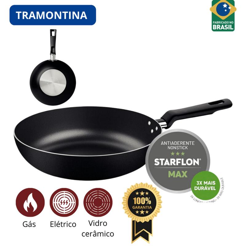 Frigideira Funda Antiaderente 24 Cm Loreto - Tramontina Para Fogões ...
