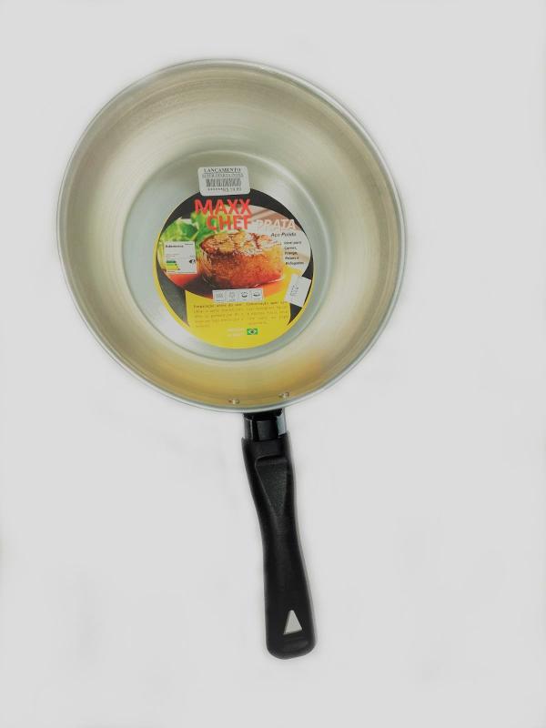 Frigideira Inox Escovado N 24 alta - Maxx Chef - Frigideira - Magazine ...