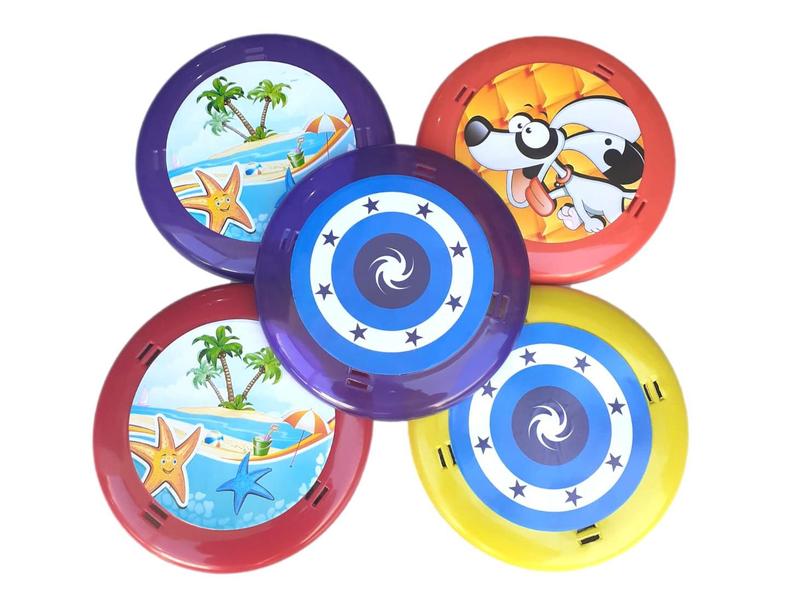 Frisbee disco de brinquedo plástico atacado kit com 15 - SUL-ATACADO ...