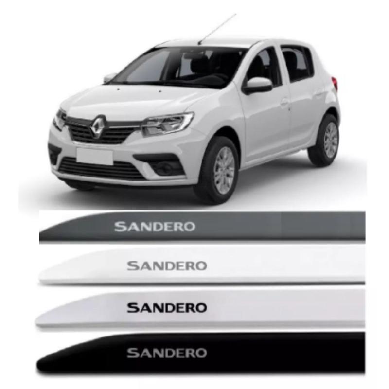 Friso Lateral Sandero 2017 2018 2019 2020 2021 2022 2023 4pç - Frisos e ...