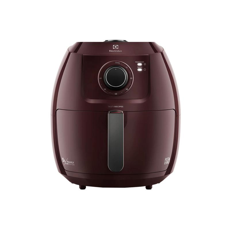 Fritadeira Airfryer Sem Óleo Family Efficient Electrolux Eaf 51 Dark Red 127v - Fritadeira ...