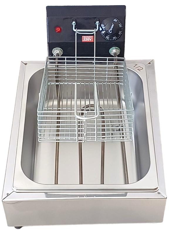 Fritadeira Elétrica 2500w 110v 5 litros Profissional - maq inox ...