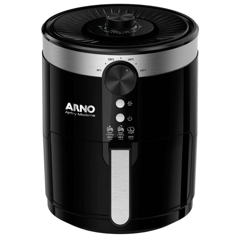 Fritadeira Sem Óleo Arno Air Fryer Moderna PFRY 3,5 Litros Preta 220V ...