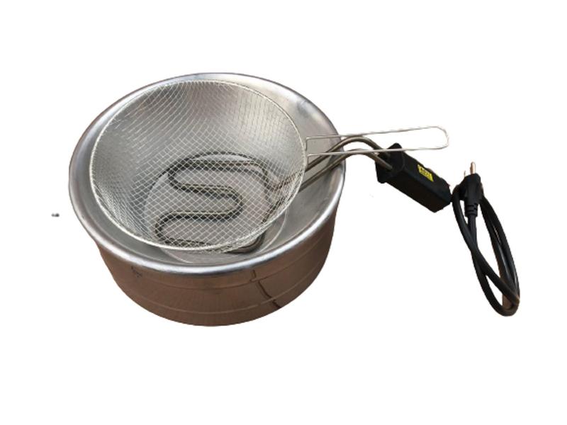 Fritadeira tacho 3,5 litros Sem Termostato - Magfryer inox - Tacho de ...