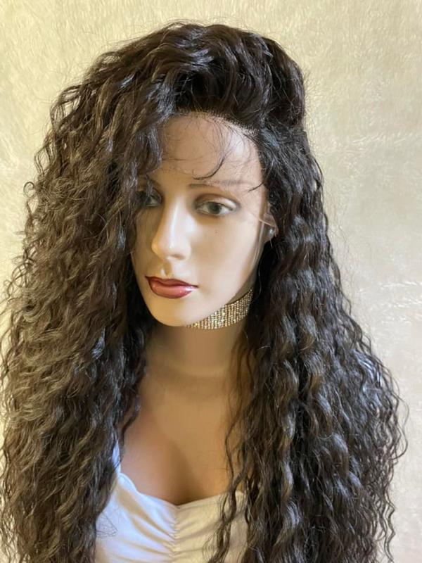 Front lace lacewig afro cacheada biovegetal 80cm babyhair longa ...