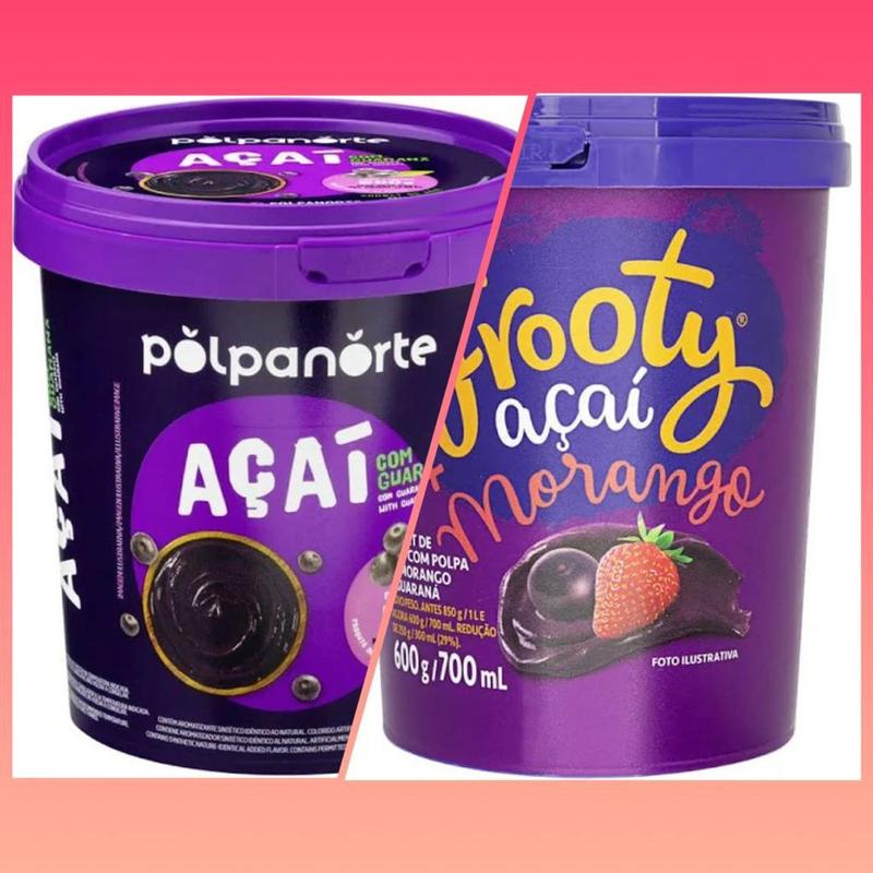 Frooty Açai Morango + Açai Polpanorte - Açaí em Pó - Magazine Luiza