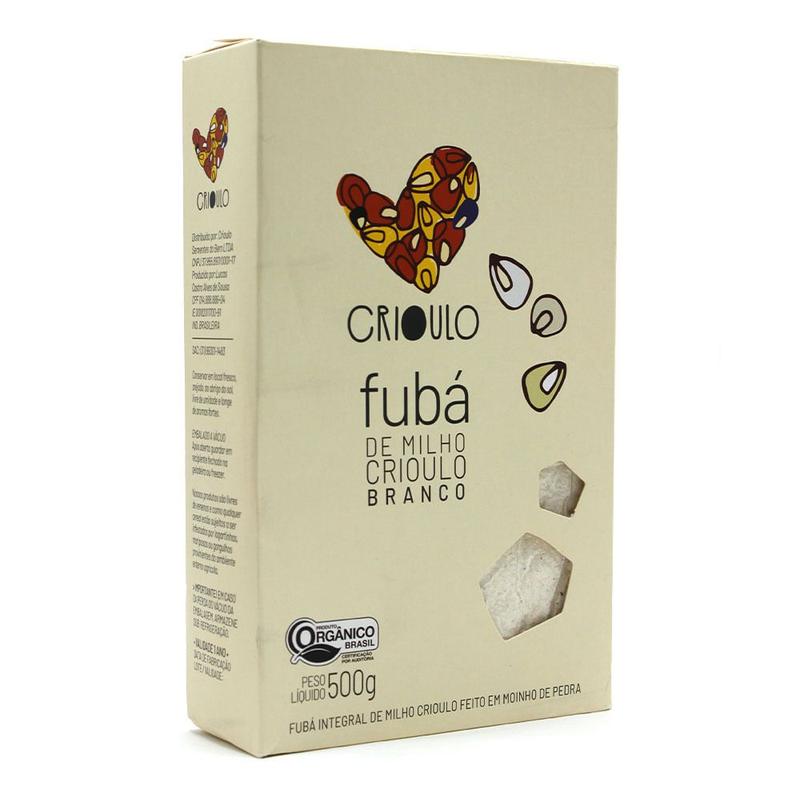Fubá de Milho Branco Crioulo 500g - Fubá - Magazine Luiza