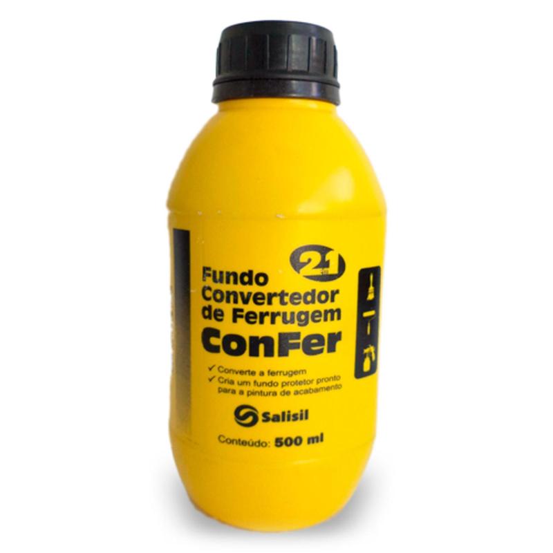 Fundo Convertedor de ferrugem Confer 500ml Salisil - Convertedor de ...