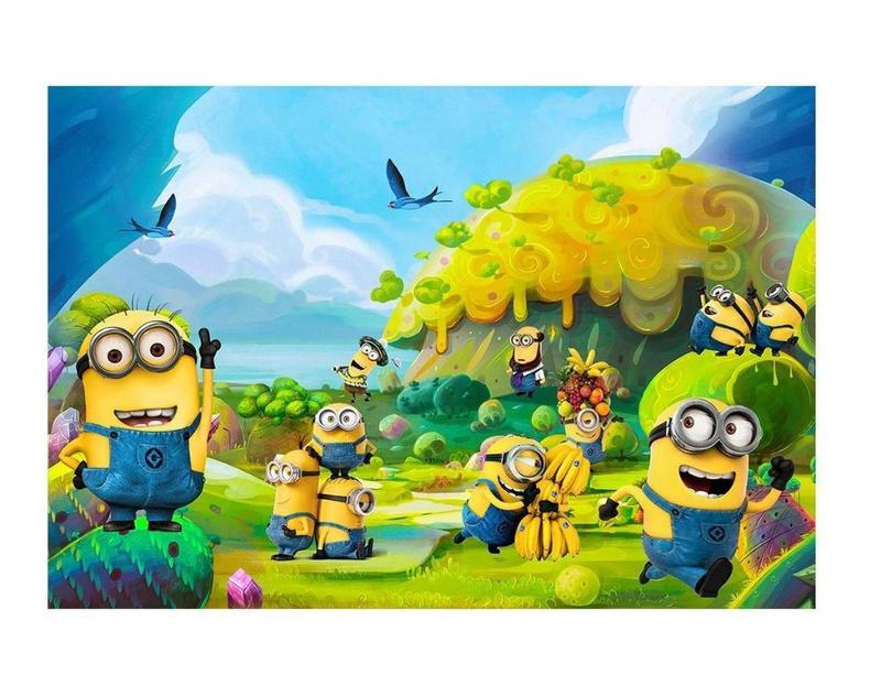 Fundo Fotográfico Newborn Minions 2,6X1,7 Ffm-526 - Felicitá - Fundo ...