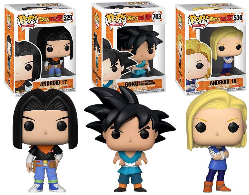 Funko POP! Android 17, 18 e Goku - Dragon Ball Z - TOYS4FUN - Funko ...