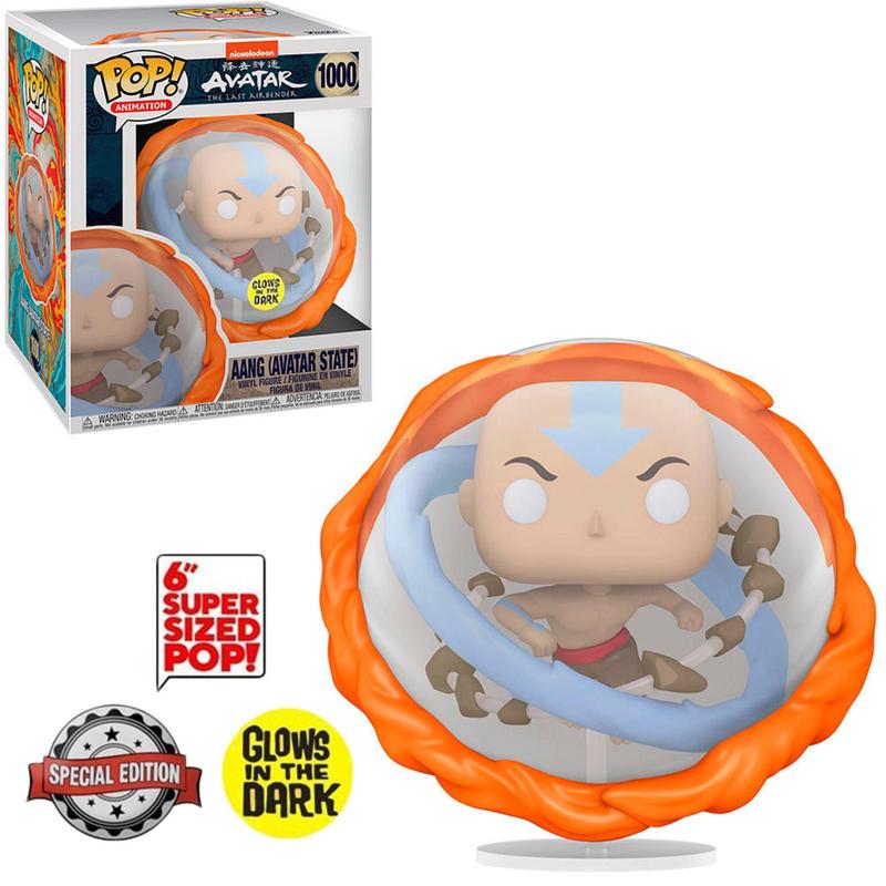 Funko pop avatar exclusive - aang (avatar state) - 1000 super sized 10 ...