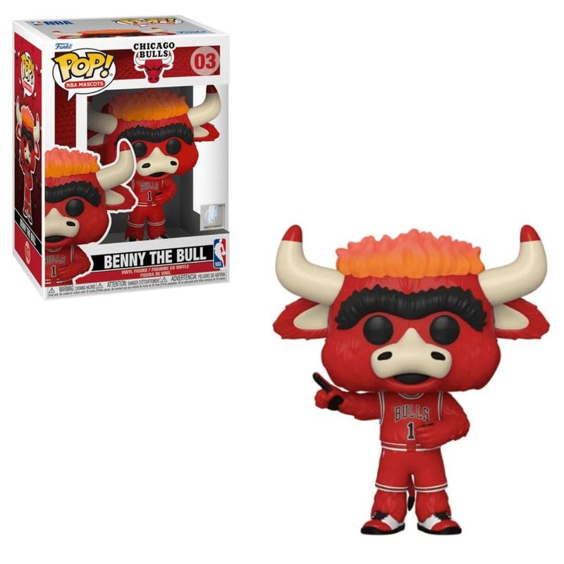 Funko Pop Benny the Bull 03 Chicago Bulls NBA Mascote - Funko ...