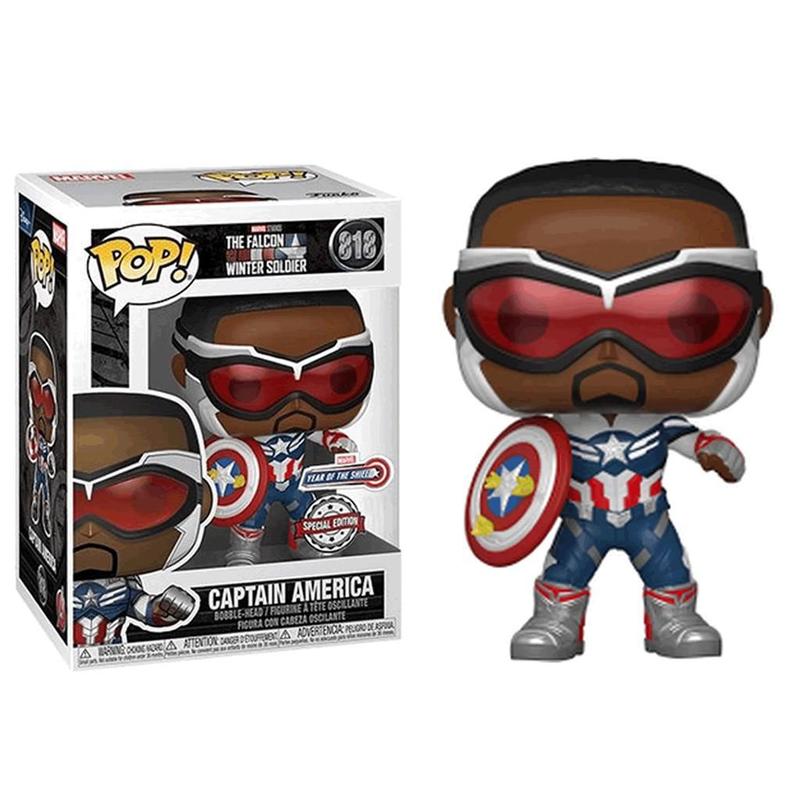 Funko Pop Capitão América Falcão e o Soldado Invernal 818 - Funko ...