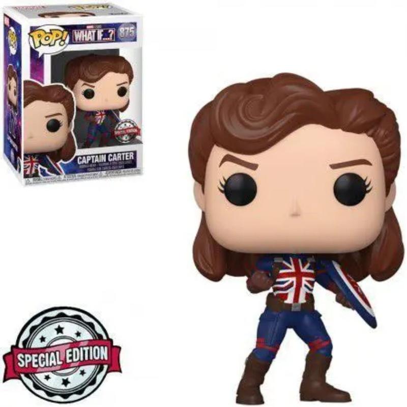 Funko Pop Captain Carter 875 - Pop! Marvel Studios What If... Special ...