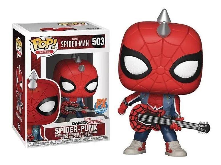 Funko Pop! Games: Marvel Spider Man - Spider-Punk 503 - Funko ...