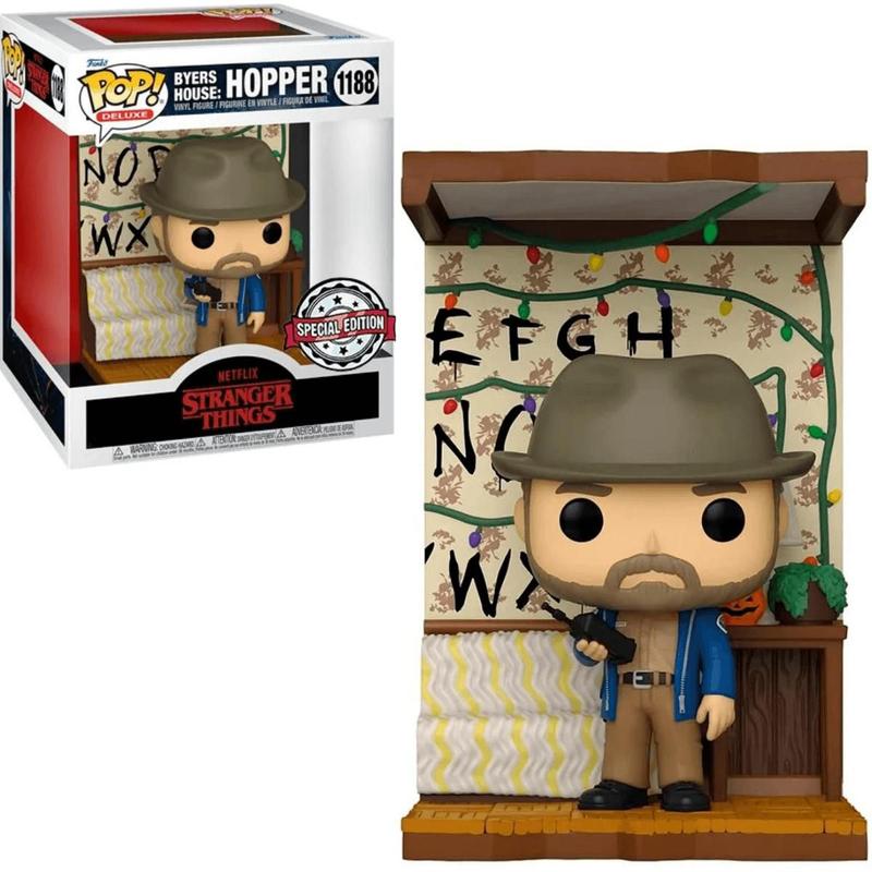 Funko Pop Hopper Byers House 1188 Stranger Things Exclusive - Funko ...