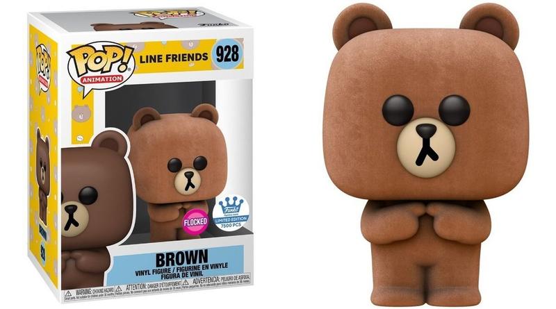 Funko Pop! Line Friends Brown 928 Flocked Exclusivo - Funko - Magazine ...