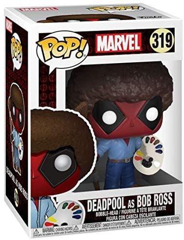 FUNKO POP! MARVEL: Deadpool as Bob Ross 319 - Funko - Magazine Luiza