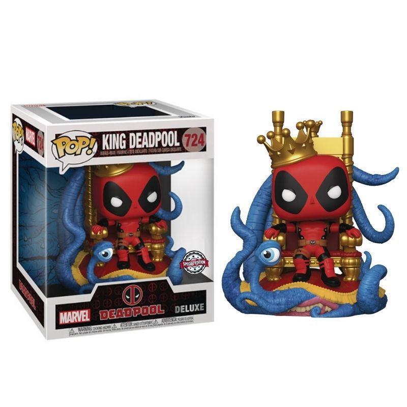 Funko Pop Marvel King Rei Deadpool 724 Edição Especial - Colecionáveis ...