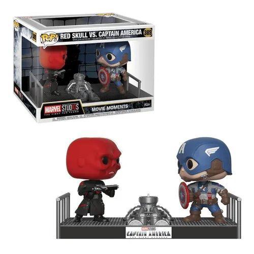 Funko Pop! Marvel: Movie Moments Red Skull Vs. Captain America 389 ...