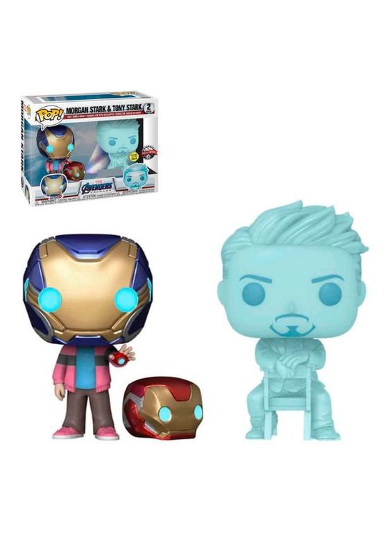 Funko Pop Morgan Stark & Tony Stark GITD 2-Pack Vingadores Ultimato ...