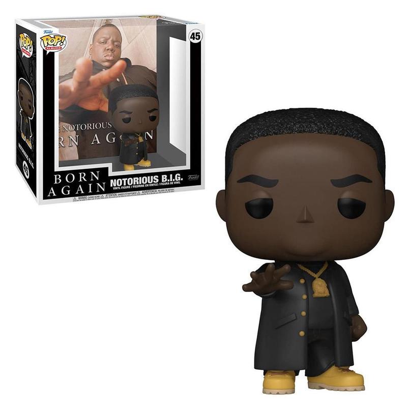 Funko Pop Rocks Albums Notorious B.I.G. Born Again 45 - Funko ...