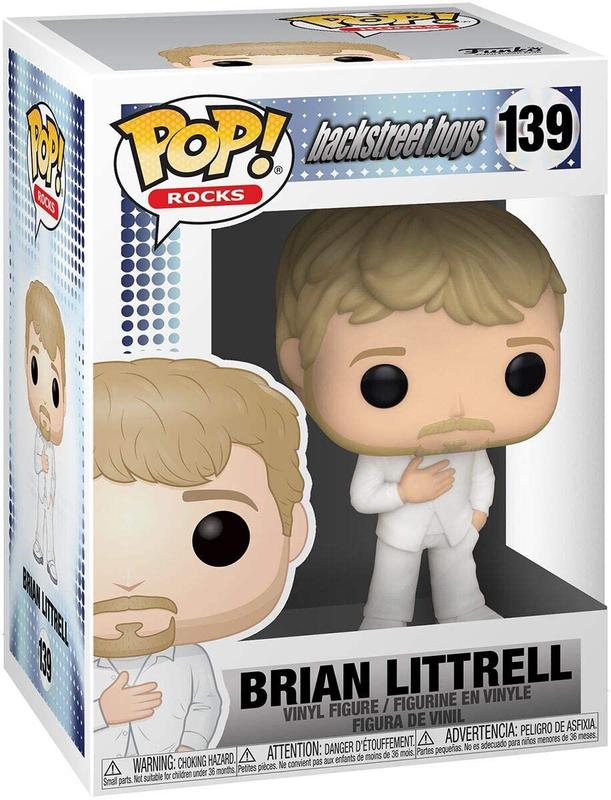 Funko Pop Rocks Backstreet Boys Brian Littrell 139 Boneco Colecionável ...