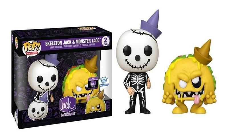 Funko Pop! Skeleton Jack & Monster Taco 2 Pack Exclusivo - Funko ...