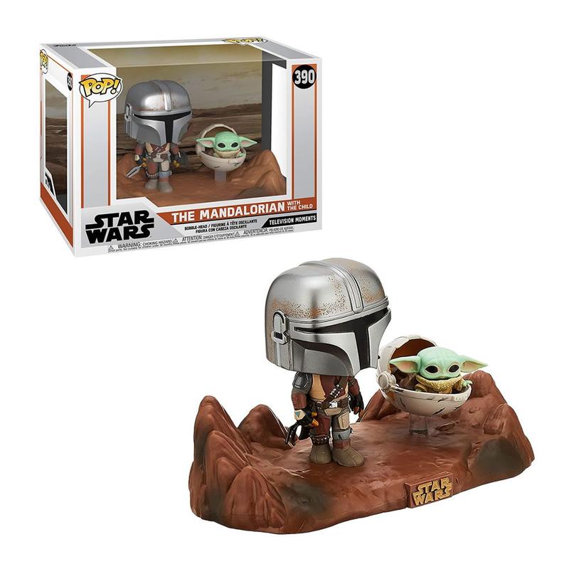 Funko POP! Star Wars: The Mandalorian - Mandalorian & Child - Funko ...