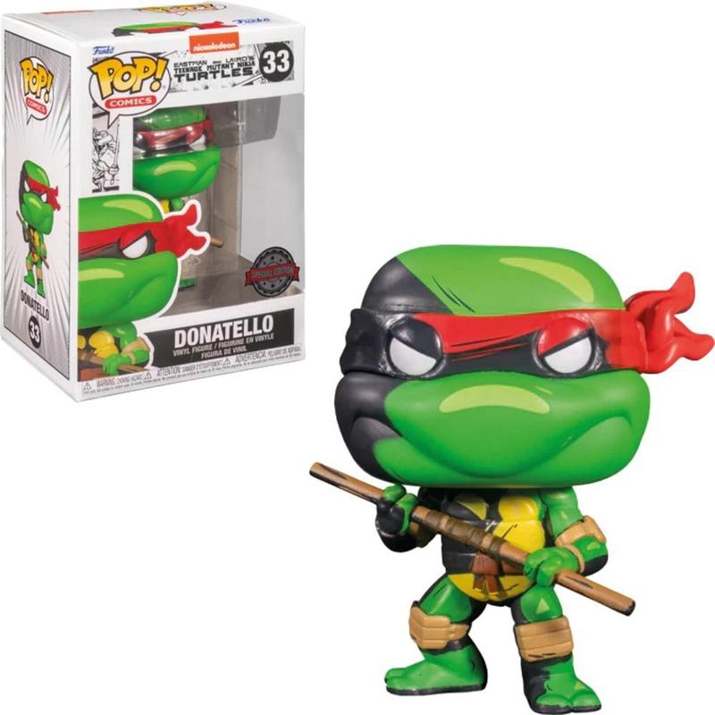Funko Pop Teenage Mutant Ninja Turtle Donatello 33 Exclusivo - Funko ...