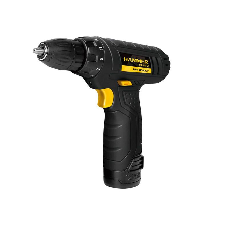 Furadeira Parafusadeira Bateria 12V Hammer PLI10 Bivolt - Outros ...