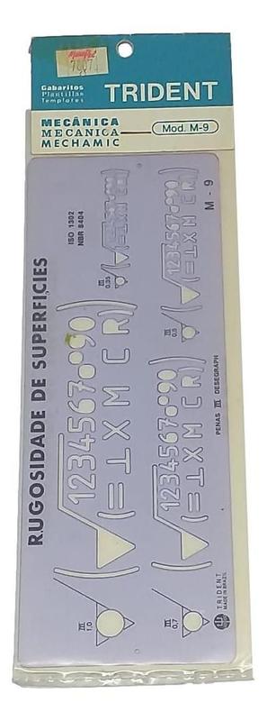 Gabarito Micronorma Mecânica Trident M-9 - Gabarito para Desenho ...